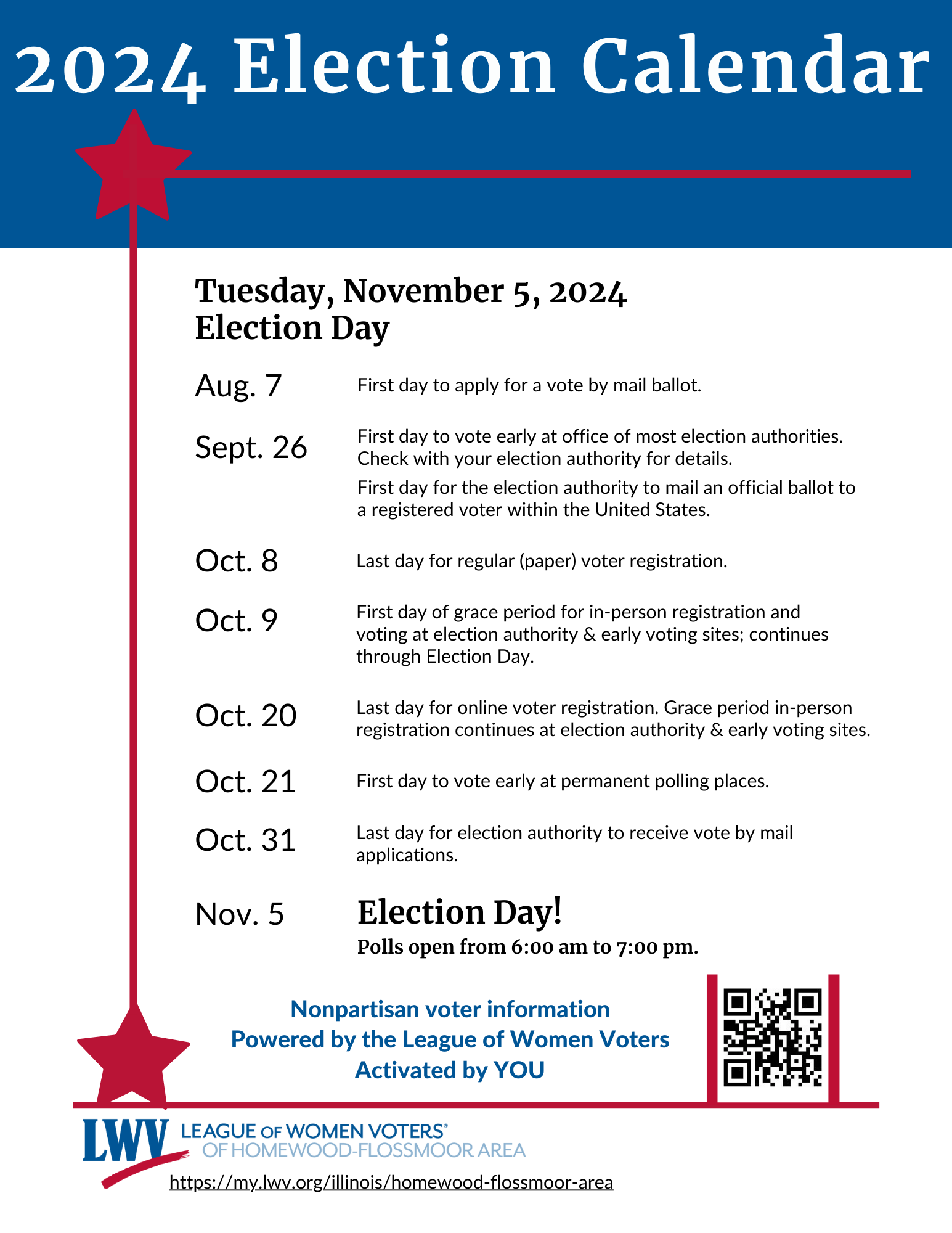 League of Women Voters of the Homewood Flossmoor Area | MyLO